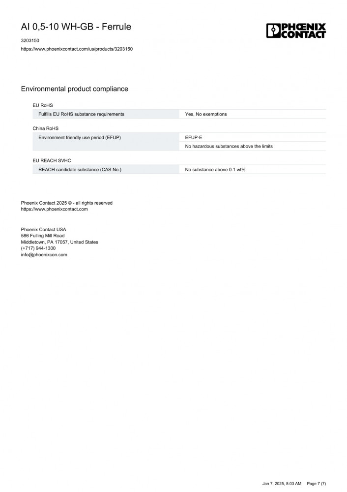 Phoenix Contact 3203150 product document page 7