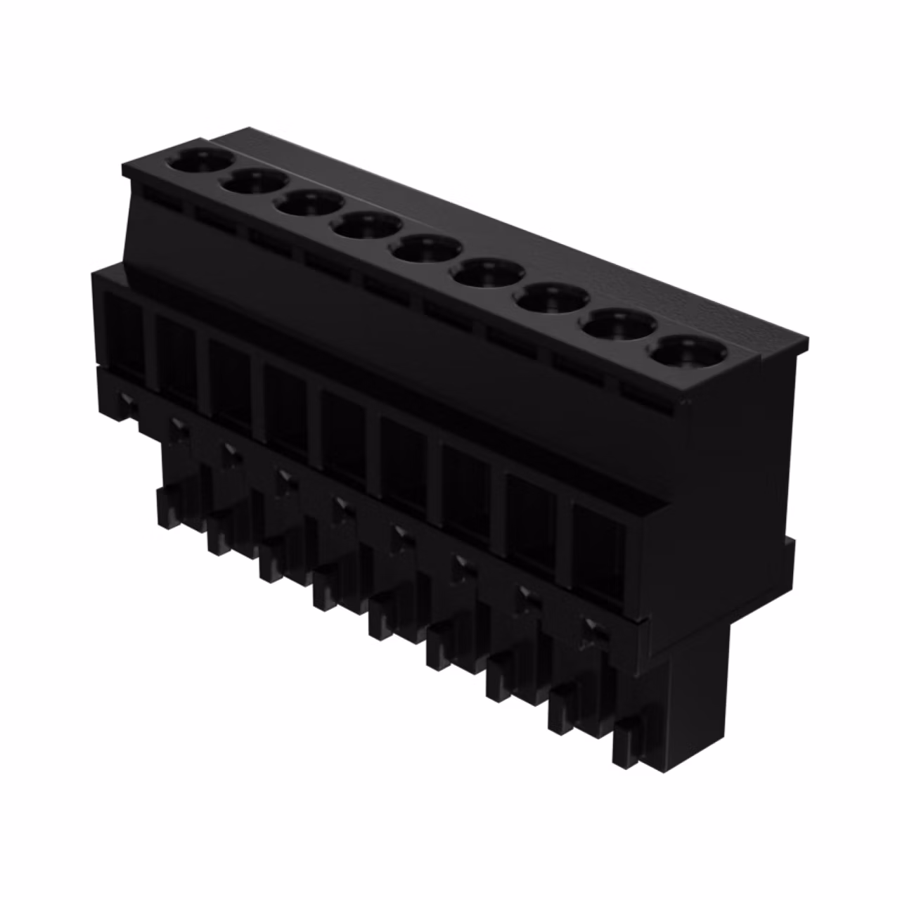 3.81mm Pitch Eurostyle Vertical Plug, Front Wire Entry, 9 Circuits for sale