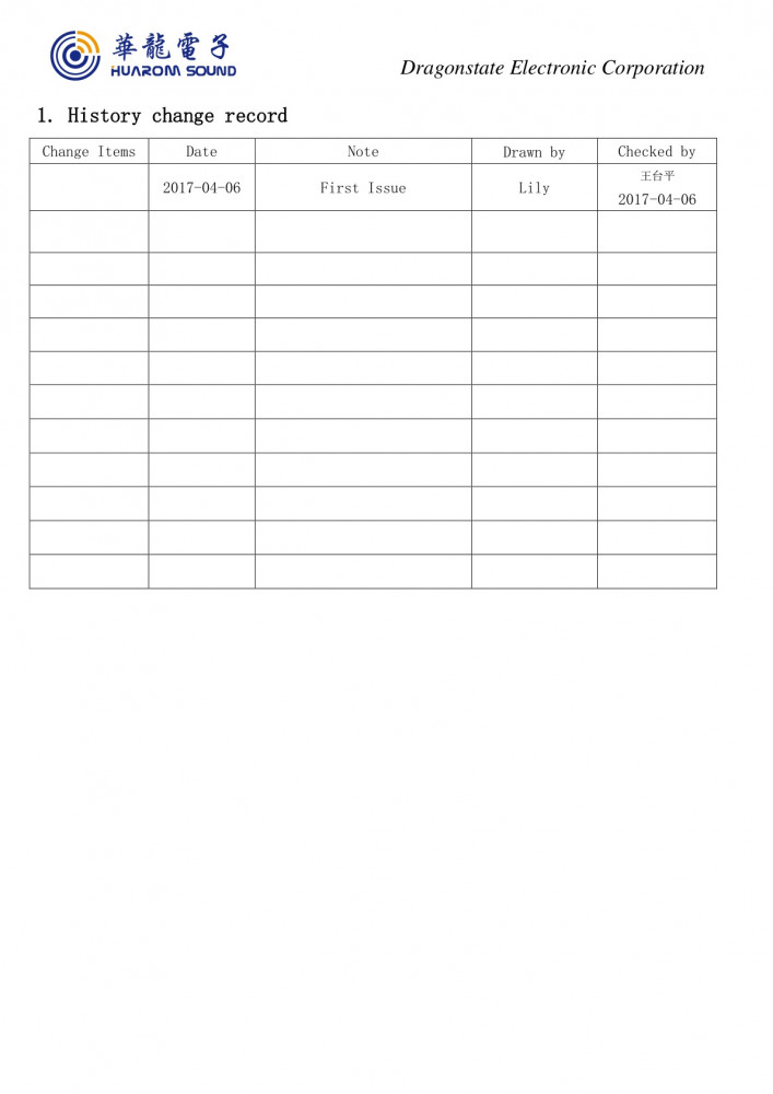 HDK-1608EA-1P1 specification page