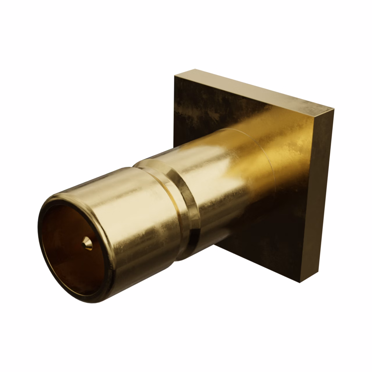 SMB Jack, Straight, PCB Receptacle, Surface Mount, Through Hole Signal, Brass Body, Gold (Au) Plated, Bag, 75 Ohms for sale