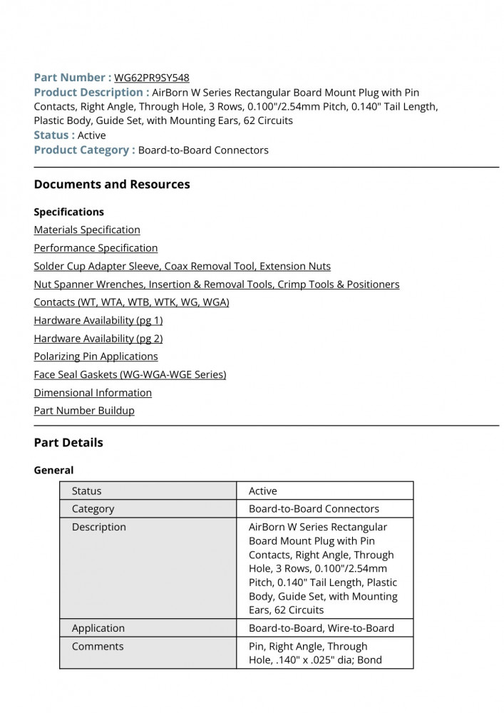 WG62PR9SY548 technical document image 1