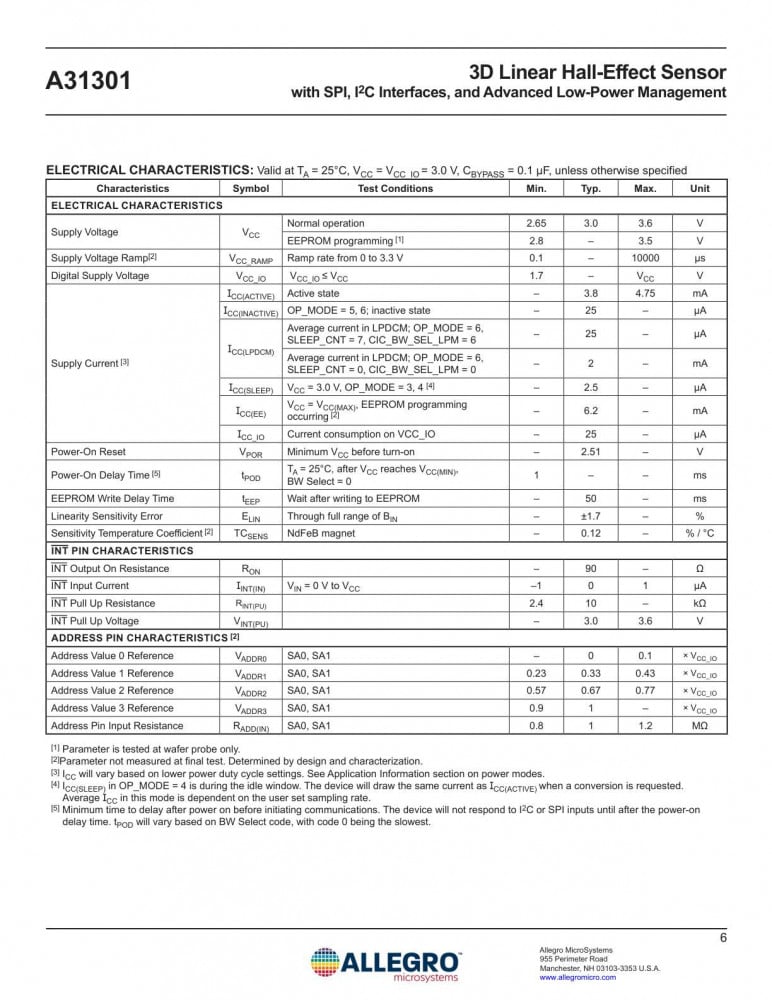 A31301 datasheet page 6