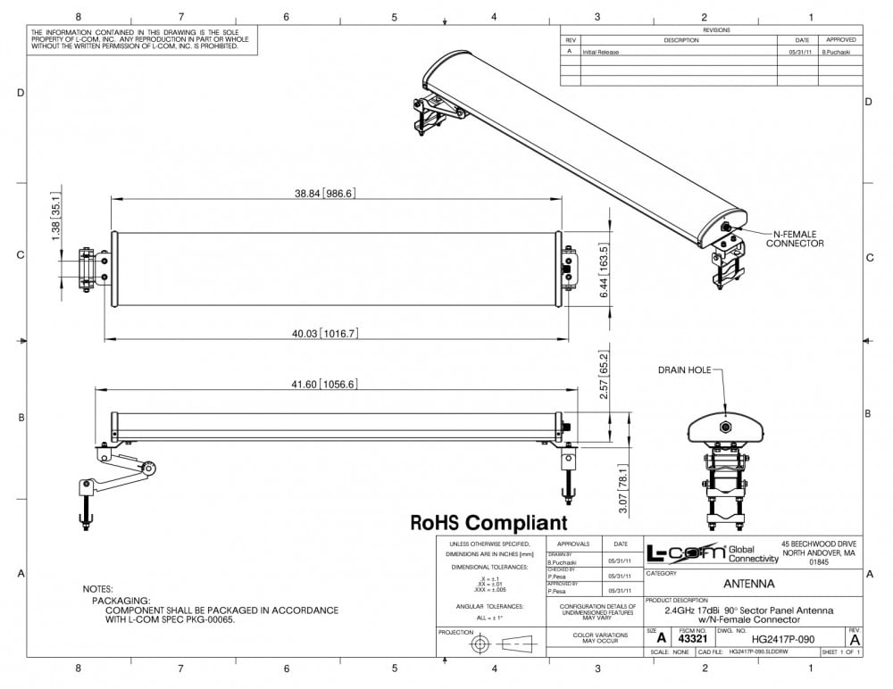 HG2417P-090 technical document preview