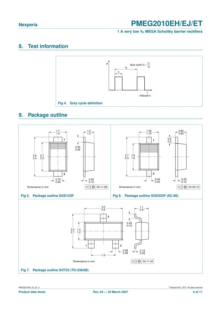PMEG2010EJ datasheet page 6