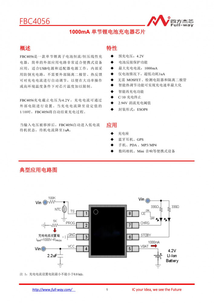 FBC4056 datasheet page 1