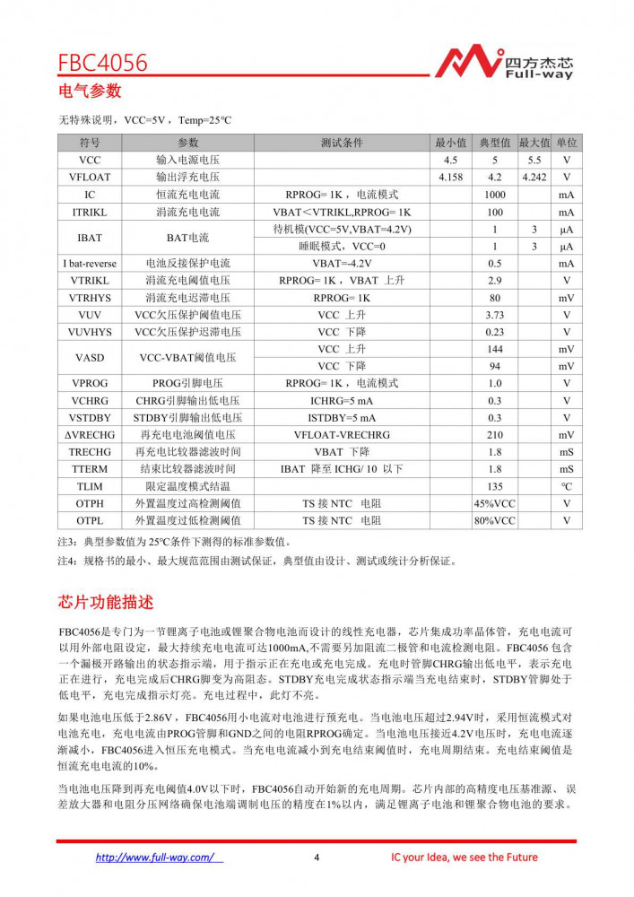 FBC4056 datasheet page 4