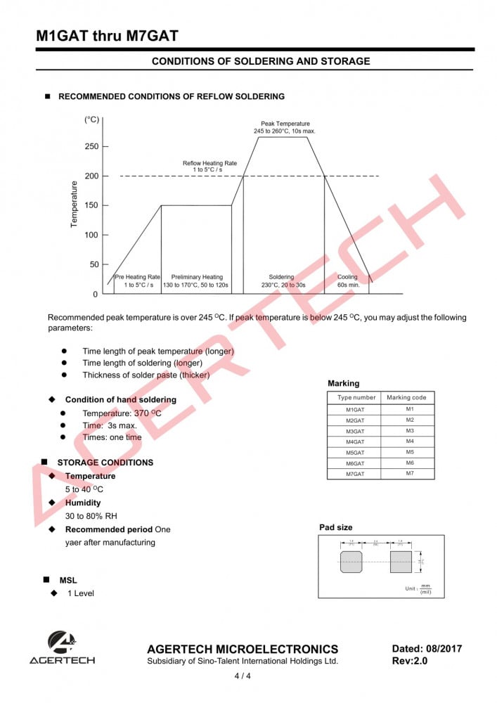 Agertech M7GAT datasheet page 4