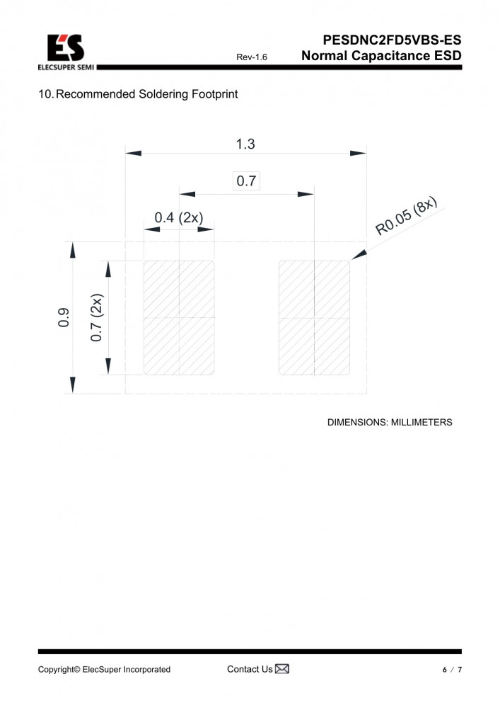 PESDNC2FD5VBS-ES datasheet page 6