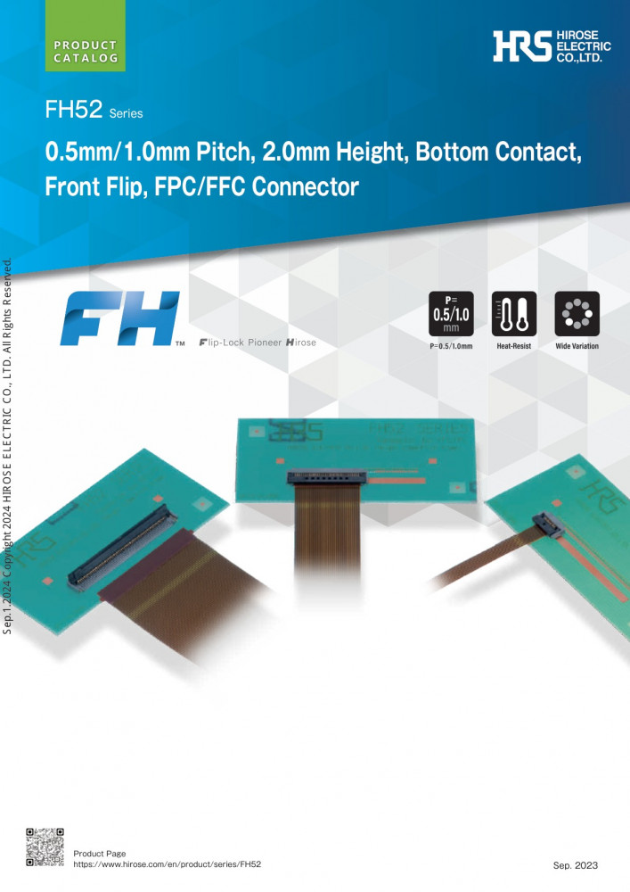 FH52E datasheet page 1