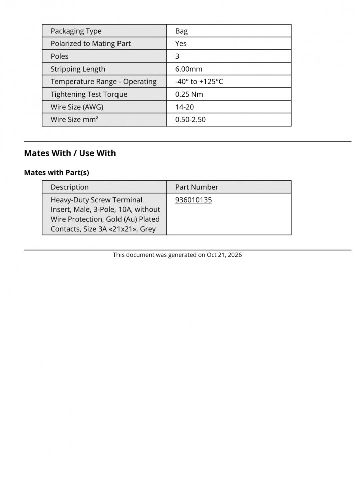 936010131 product document image, page 3
