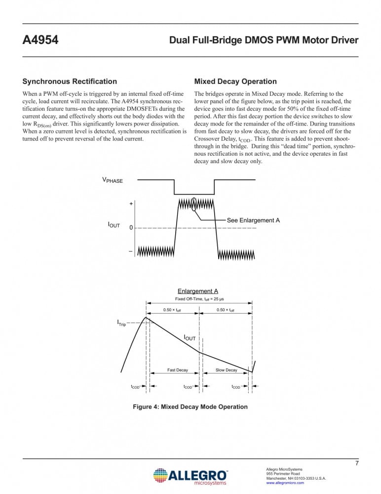A4954 datasheet page 7