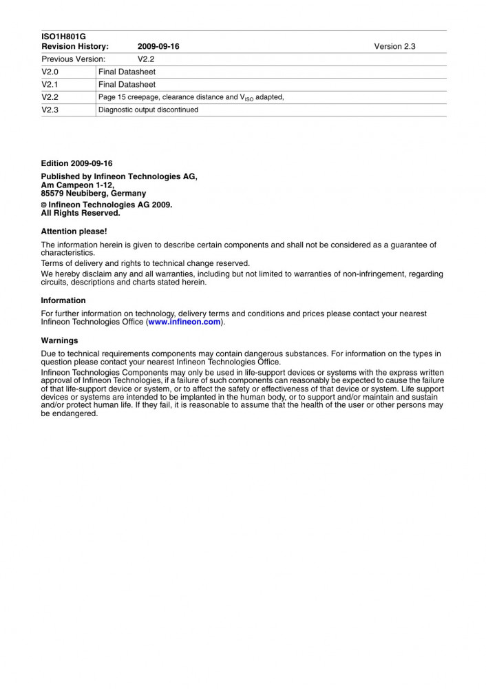 ISO1H801G datasheet page 2