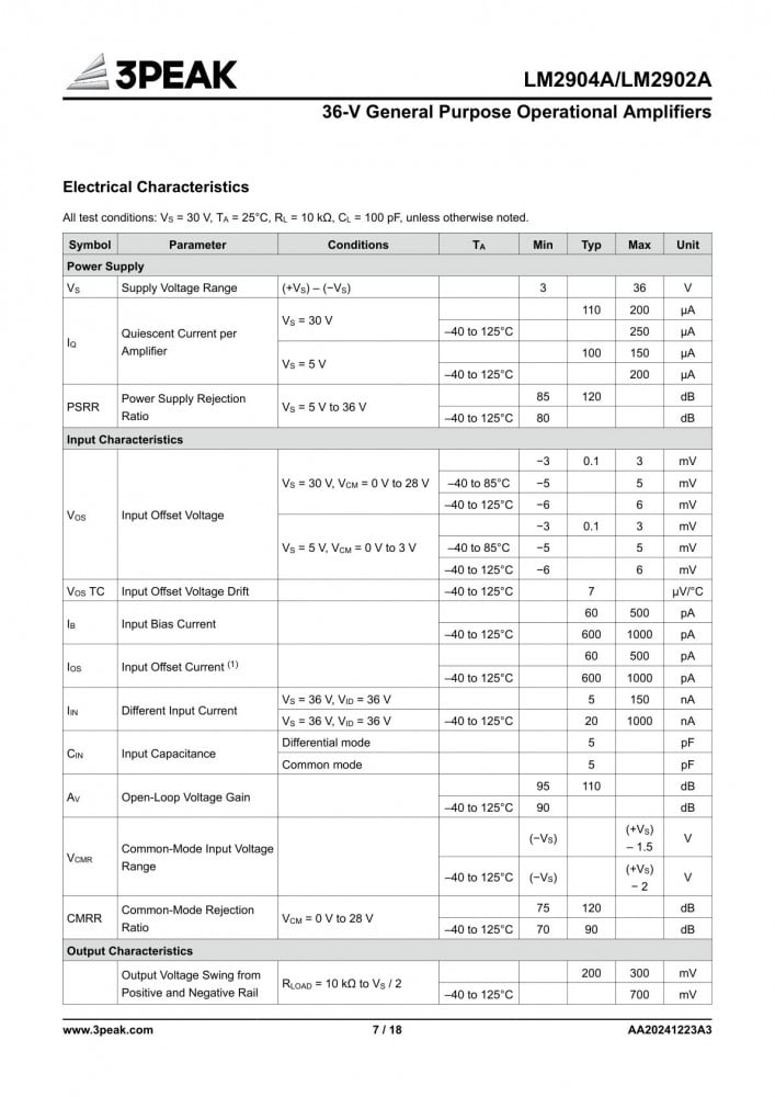 LM2904A-VR datasheet page 7