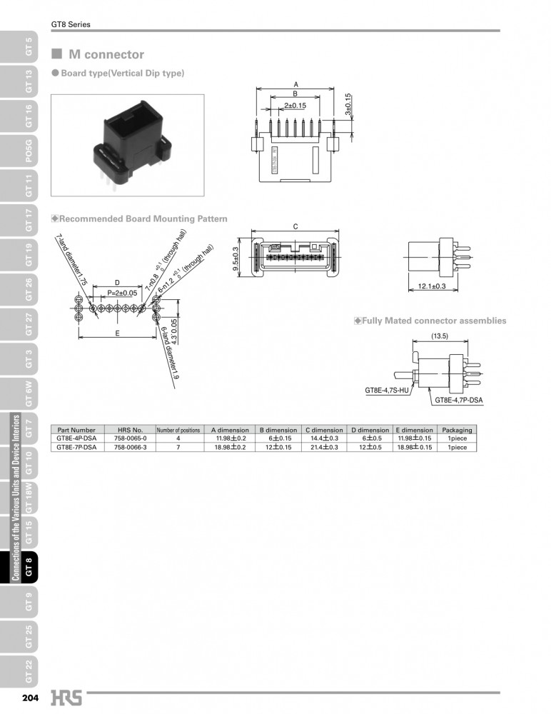 HRS GT8 series technical document page 5