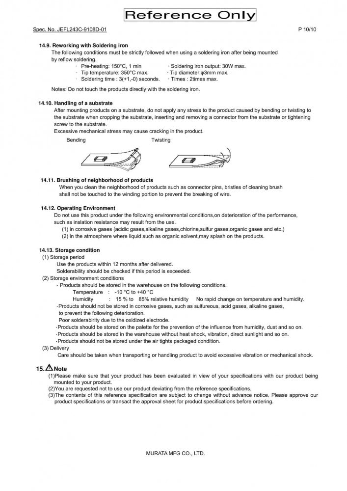 DLW5BTZ501TQ2L specification page 10