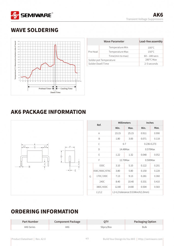 AK6-030C datasheet page 4