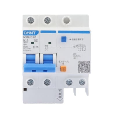 CHINT NXBLE-125 2P C63A Miniature Residual Current Circuit Breaker