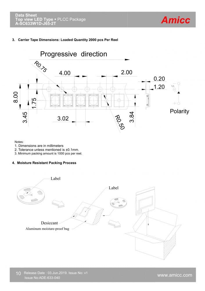 A-SC633W1D-J65-2T datasheet page 10