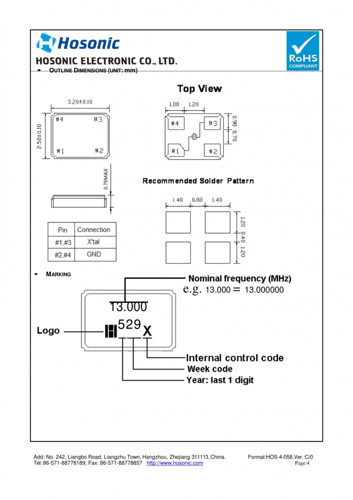 HOSONIC E3SB12E00003YE document page 4