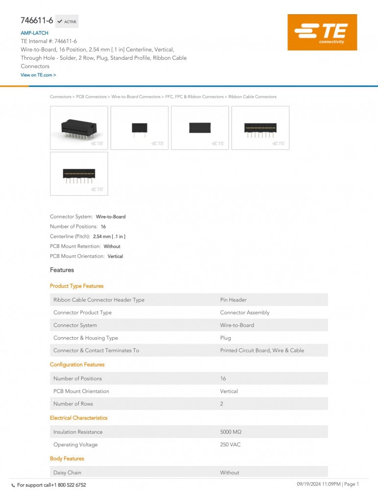746611-6 technical document page 1