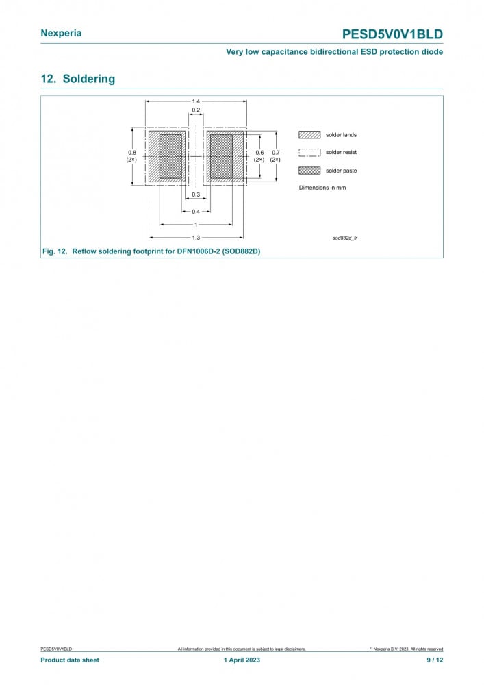 PESD5V0V1BLD datasheet page 9