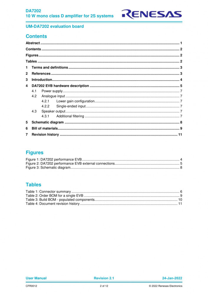 DA7202-EVAL manual page 2