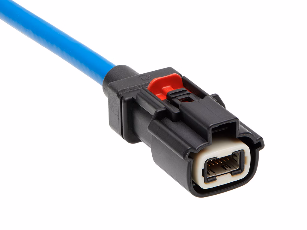 HSAutoLink II Sealed Plug-to-HSAutoLink II Sealed Plug Off-the-Shelf (OTS) Cable Assembly, LVDS 4-Pair Cable, 4.0m Length, Polarization A, 12 Circuits for sale