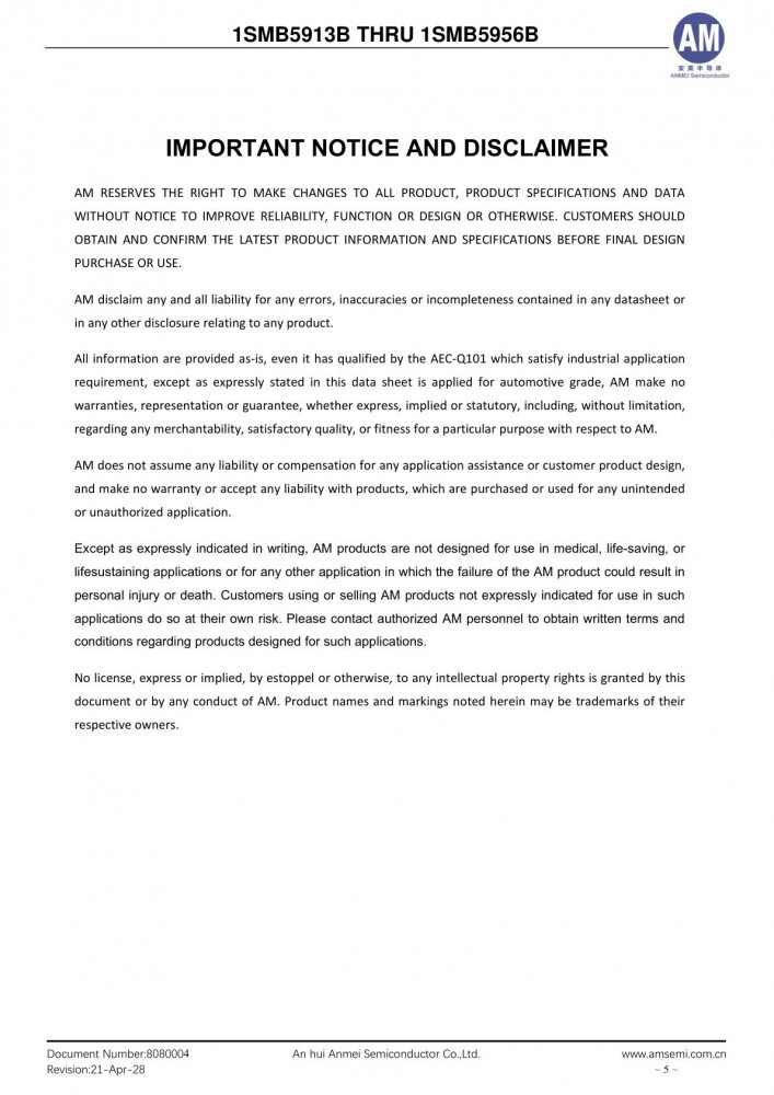 1SMB5927B datasheet page 5