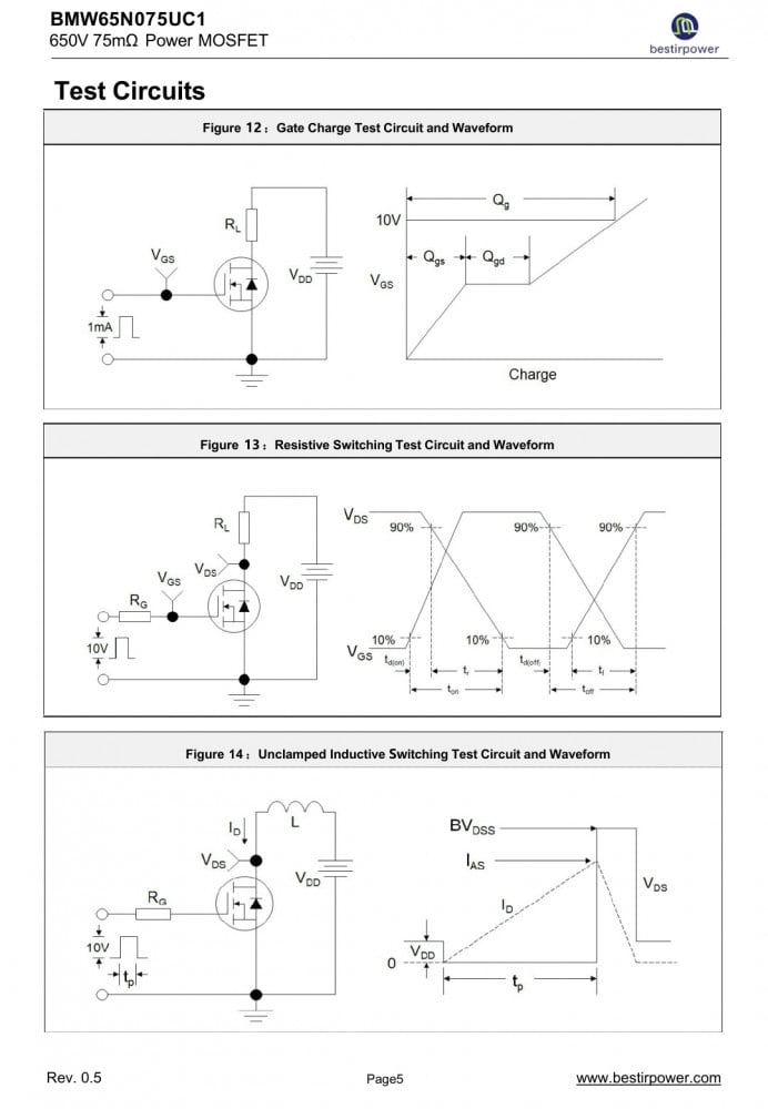 BMW65N075UC1 datasheet page 5
