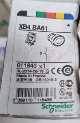 Schneider XB4BA61 Pushbutton Switch for sale