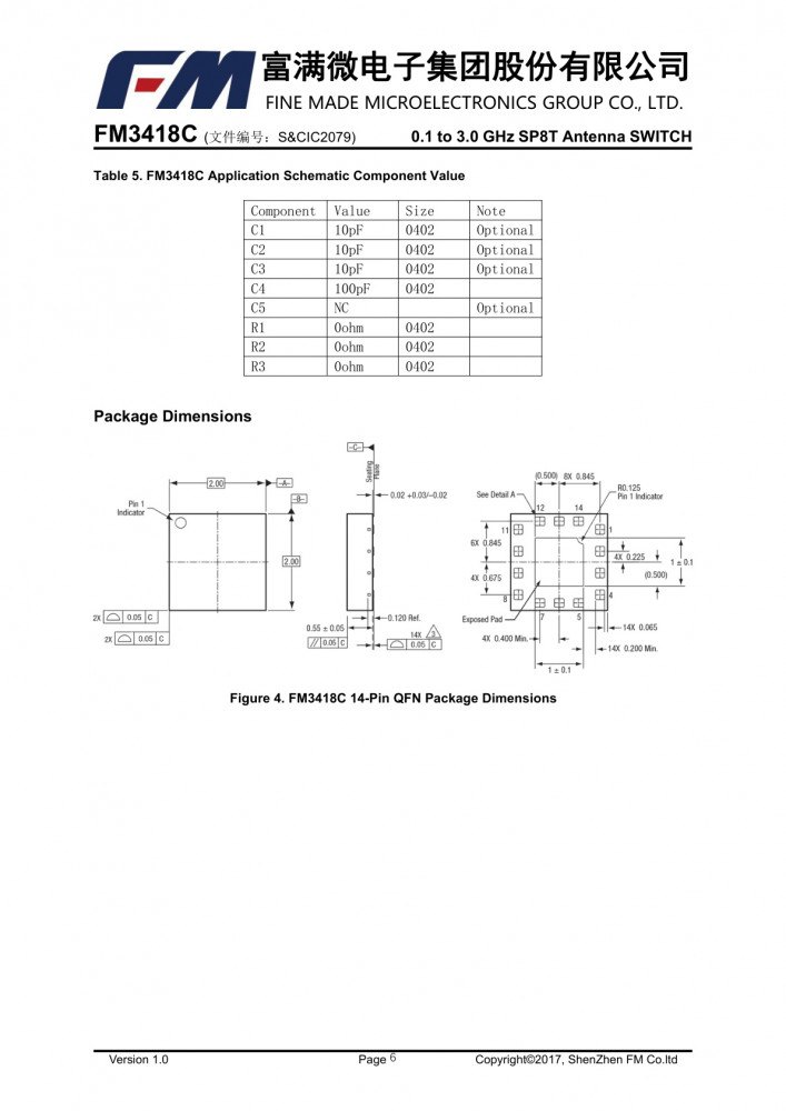 FM3418C datasheet page 6