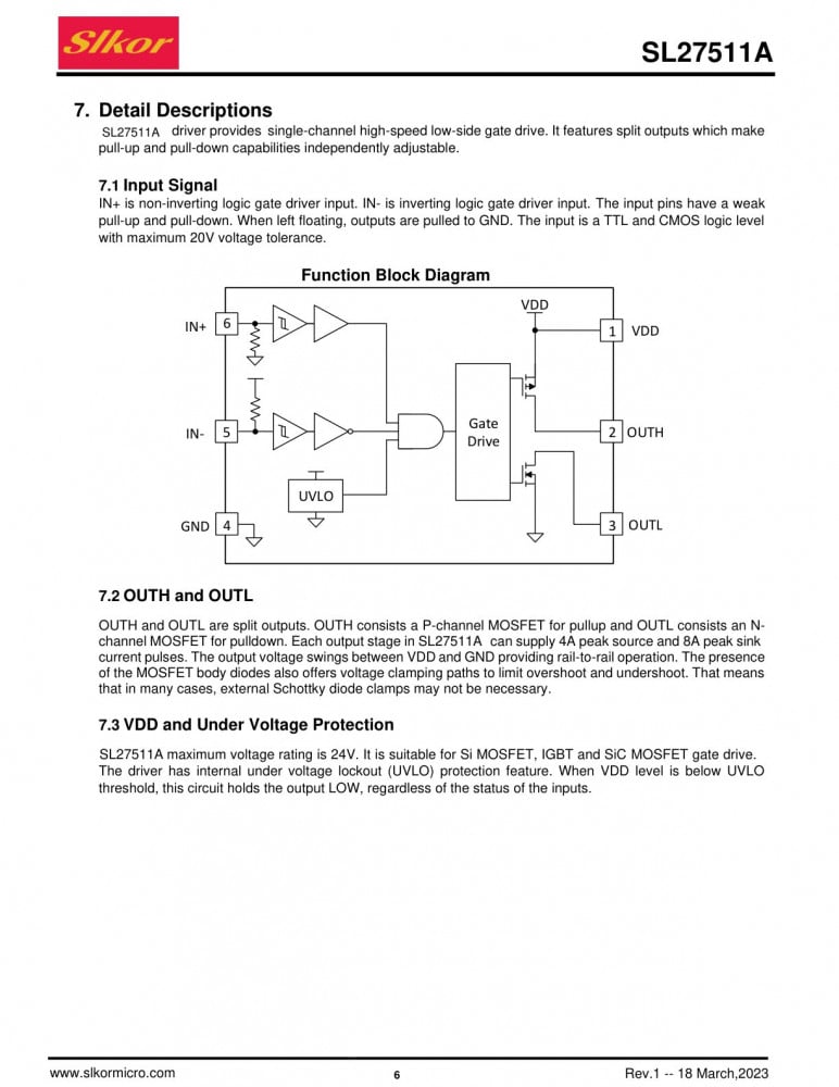 SL27511A datasheet page 6