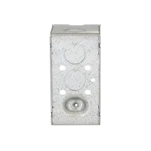 4 in. x 2 in. Handy Box, Welded, 2-1/8 in. Deep, Eleven 1/2 in. KO's for sale