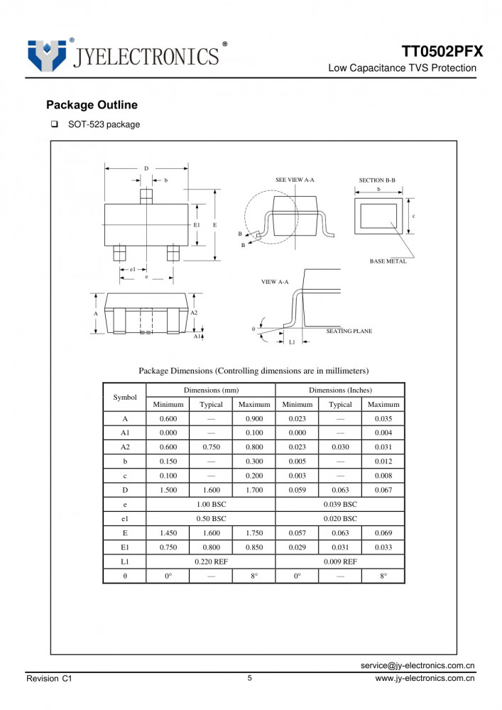 TT0502PFX datasheet page 5