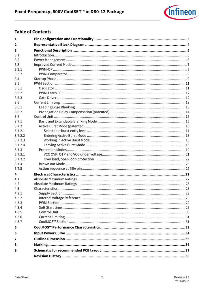 ICE3AR4780JG datasheet page 2
