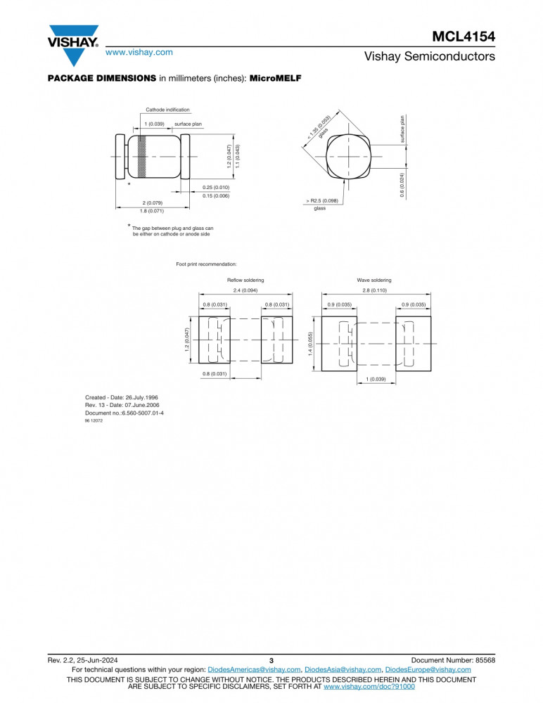 MCL4154-TR datasheet page 3