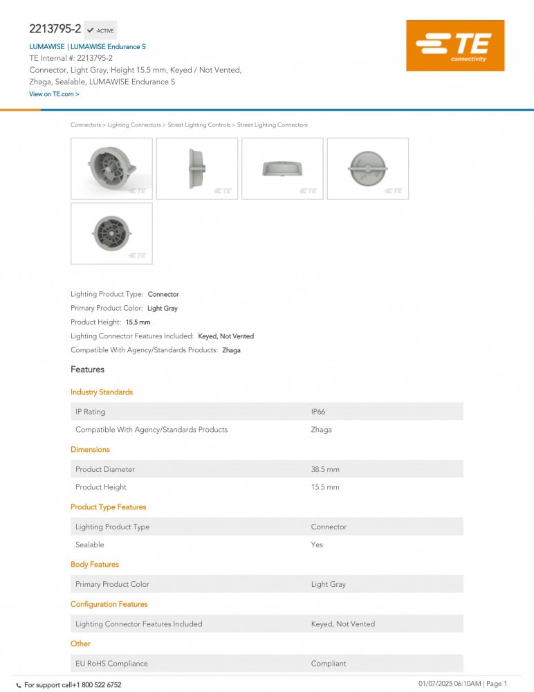 2213795-2 technical document page 1