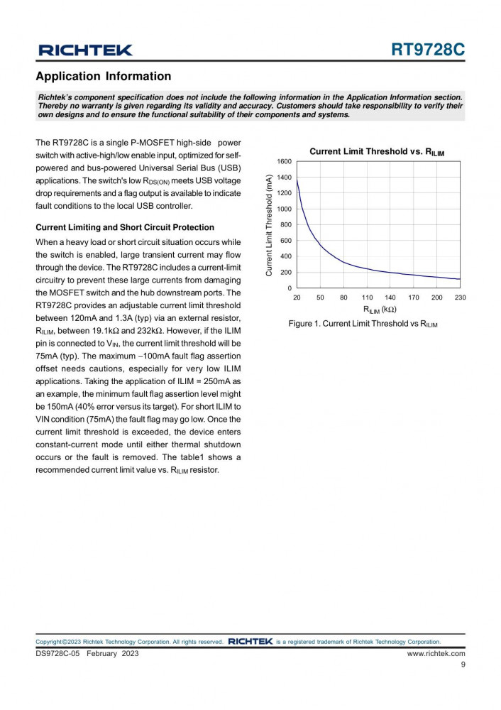 RT9728C datasheet page 9