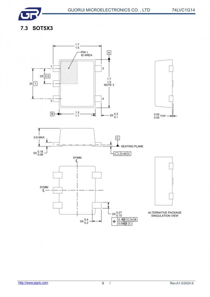 74LVC1G14 datasheet page 9