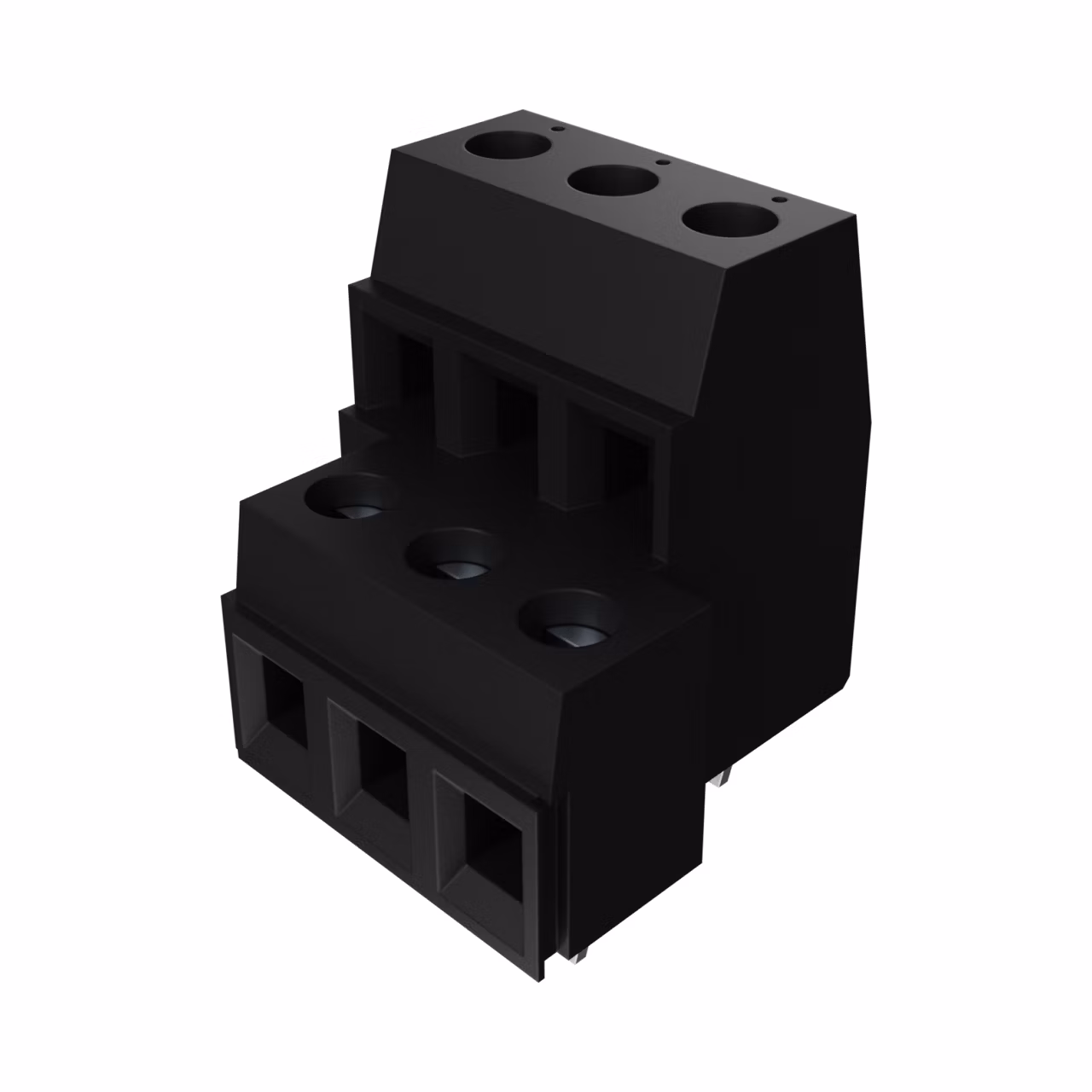5.08mm Pitch Beau Eurostyle Low Profile, Two Level Terminal Block, Modular, 6 Circuits for sale