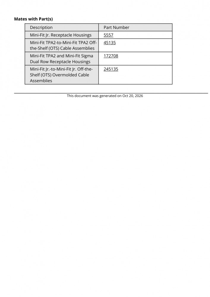 MOLEX 469990621 technical document page 4