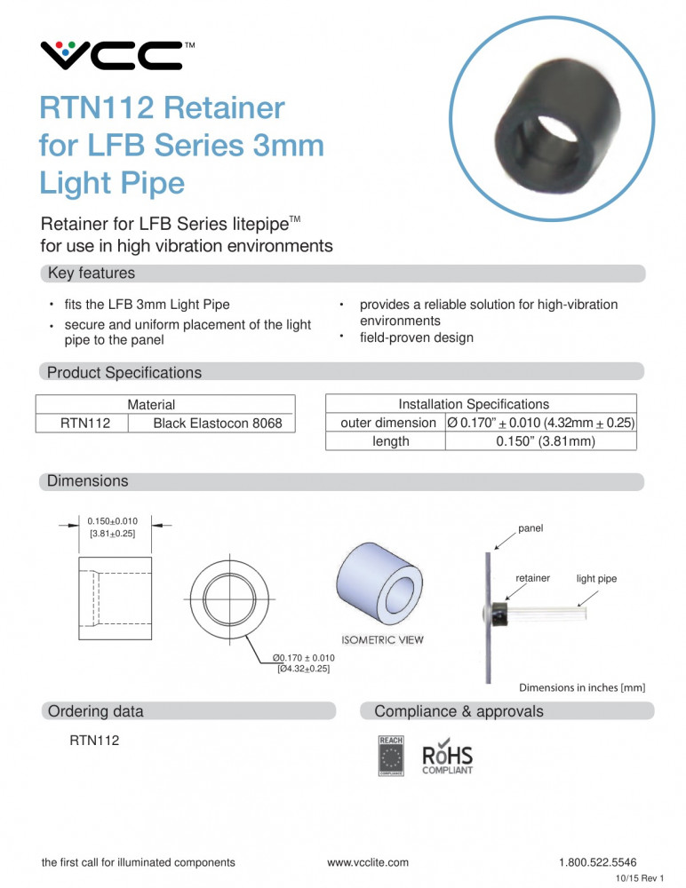 RTN112 product document image