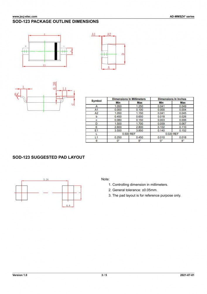 AD-MMSZ4679 datasheet page 3