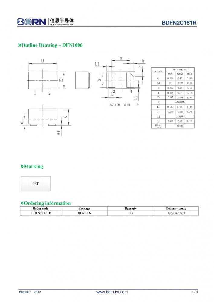 BDFN2C181R datasheet page 4