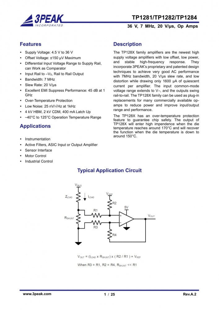 TP1282L1-SR datasheet page 1