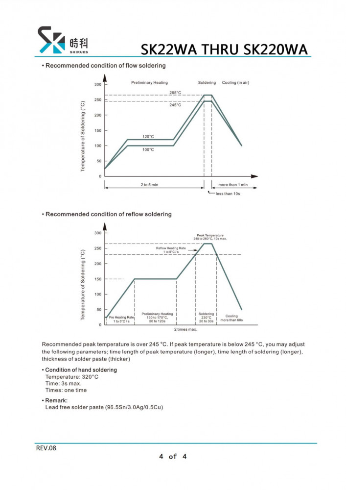 SK210WA datasheet page 4