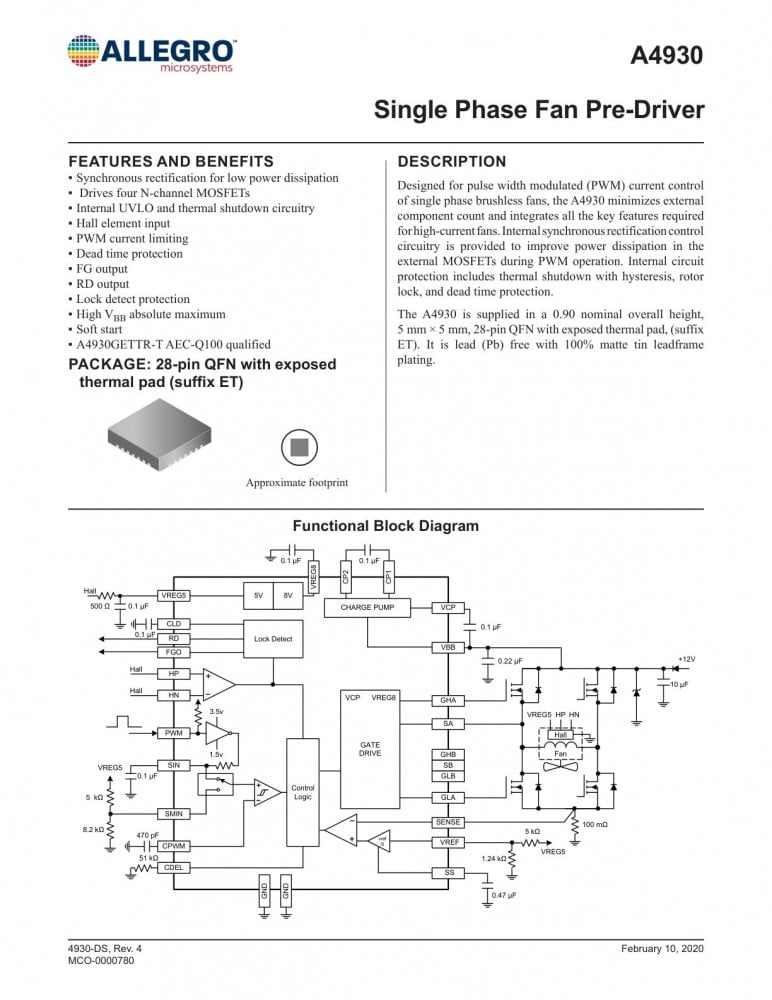 A4930METTR-T datasheet page 1