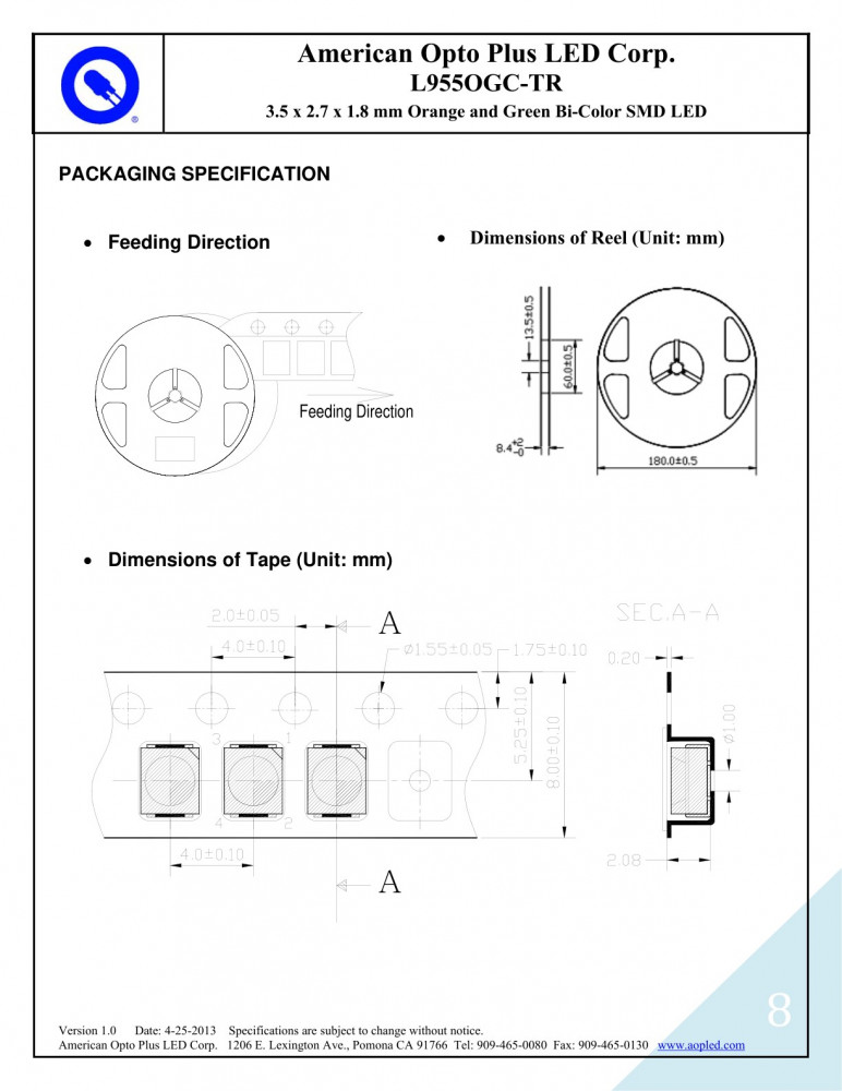 L955OGC-TR technical document page 8