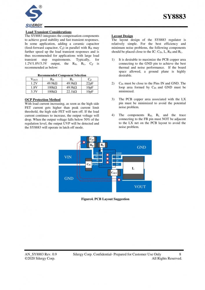 SY8883DFC datasheet page 8