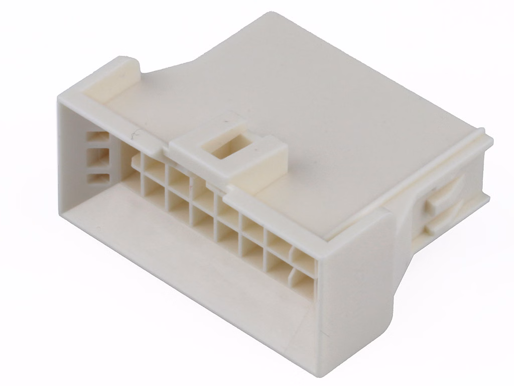 Nano-Fit BMI Plug Housing, TPA Capable, 2.50mm Pitch, Dual Row, 14 Circuits,  Natural, Glow-Wire Capable for sale